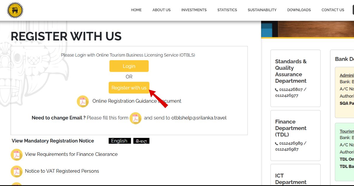 Sri Lanka Tourism Development Authority (SLTDA) - sltda.gov.lk - Gazette.lk