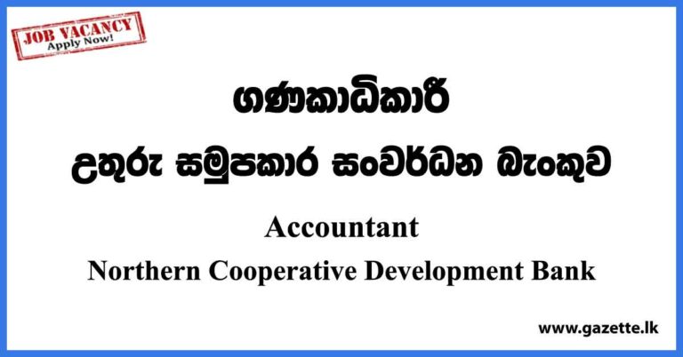 Accountant - Northern Cooperative Development Bank Vacancies 2023 ...