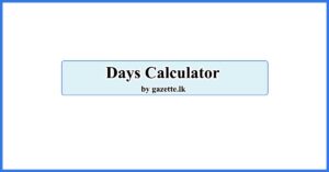 Free Days Calculator | Calculate Duration Between Dates