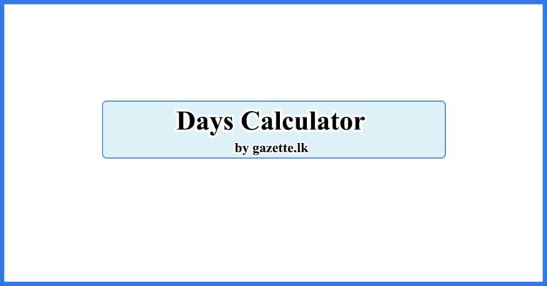 Free Days Calculator | Calculate Duration Between Dates
