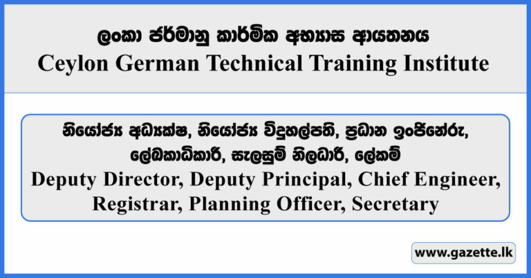 Director, Principal, Chief Engineer, Registrar, Planning Officer ...