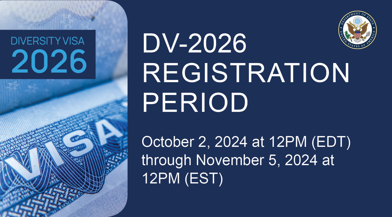 Diversity Visa Lottery 2026 (Green Card) Program Application 2026 (2024 ...