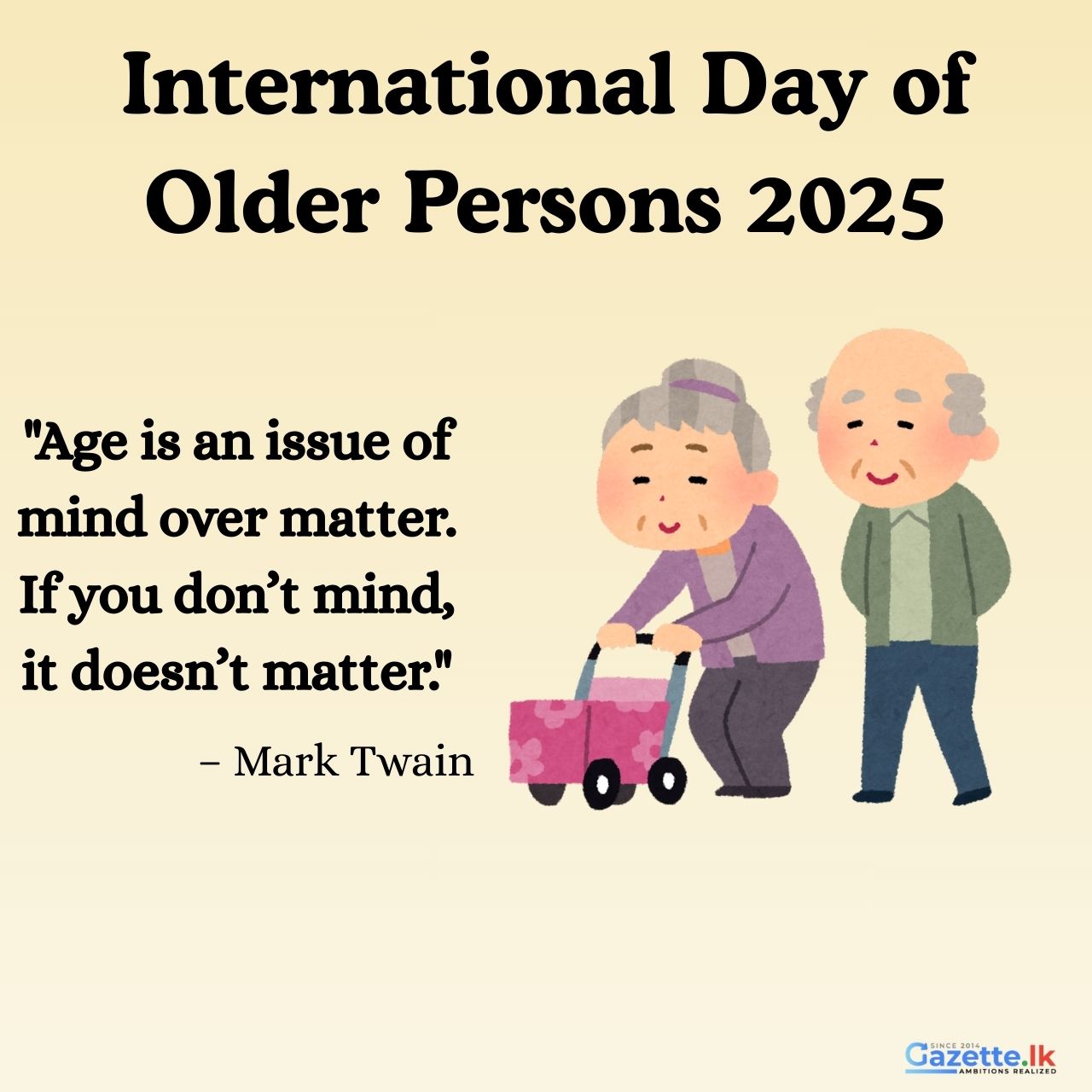 International Day of Older Persons 2025 - Celebrated, History, Events ...