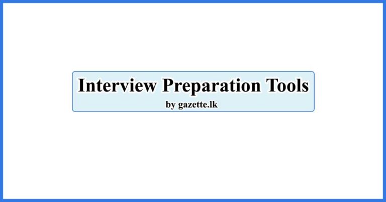 Top Interview Preparation Tool | Ace Your Next Job Interview - Gazette.lk