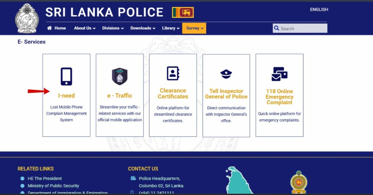 Sri Lanka Police - police.lk - Gazette.lk