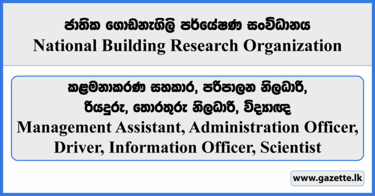 Management Assistant Job Vacancies in Government Private - Gazette.lk