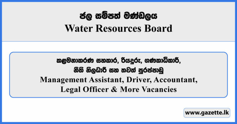 Management Assistant Job Vacancies in Government Private - Gazette.lk