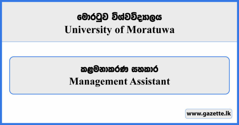 Management Assistant Job Vacancies in Government Private - Gazette.lk
