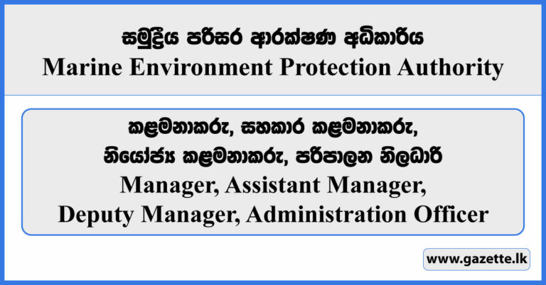 Manager, Assistant Manager, Deputy Manager, Administration Officer ...