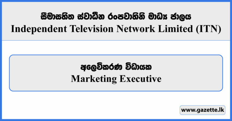 Marketing Executive - Independent Television Network Limited Vacancies ...