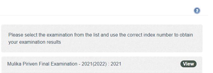 Piriven Results 2021(2022) Mulika Piriven Final Exam Results - Gazette.lk